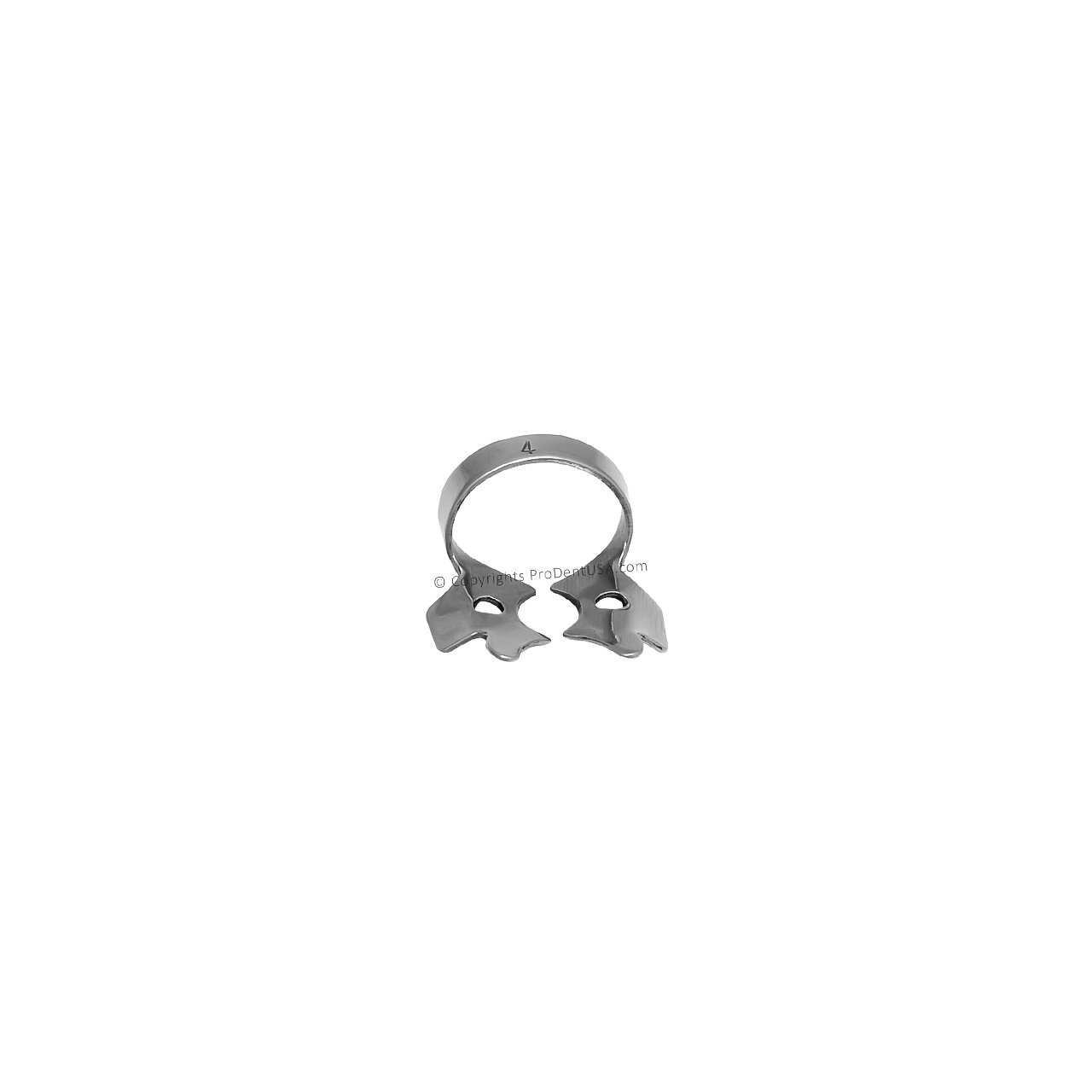Rubber Dam Clamp 4 - Upper Molars, Winged | ProDentUSA