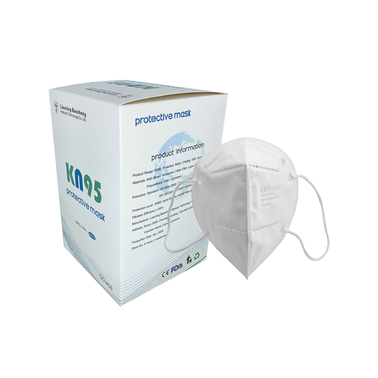 KN95, 50/PK - ProDentUSA